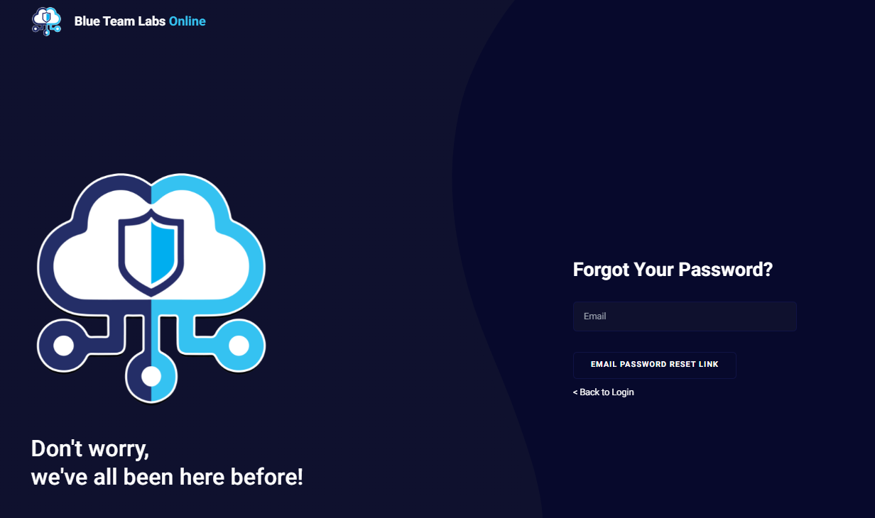 Password Reset – Blue Team Labs Online